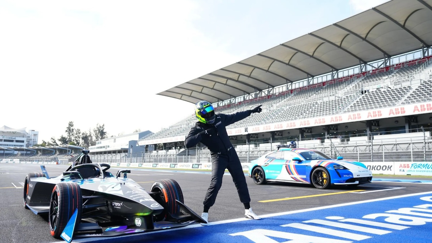 Usain Bolt electrifies the track in record-breaking Formula E GENBETA Car