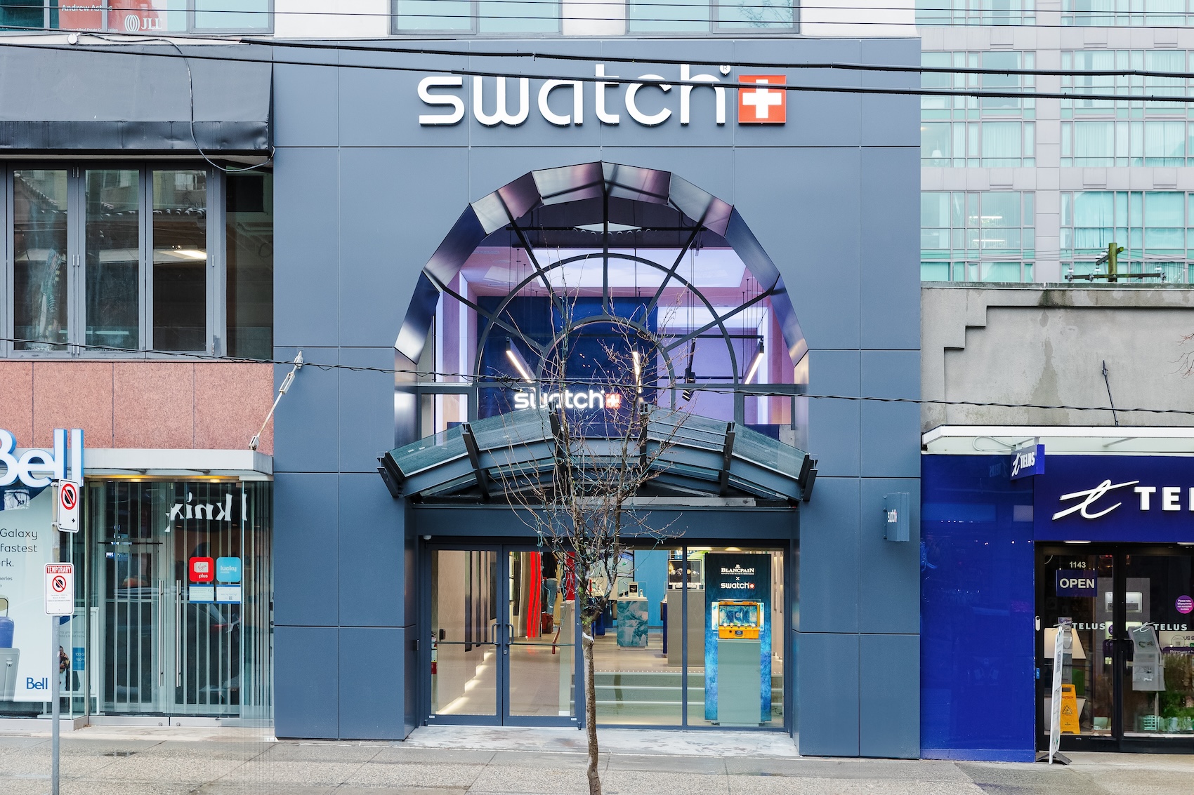 Swatch unveils 1st Canadian flagship store in Vancouver, BC